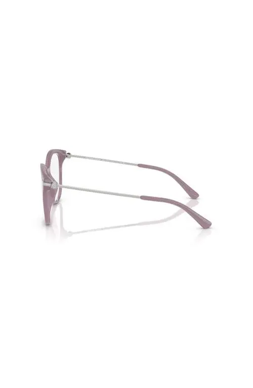Michael Kors Round Full Rim Eyeglasses - Violet