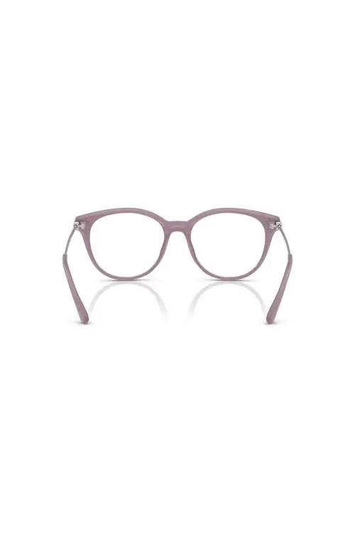 Michael Kors Round Full Rim Eyeglasses - Violet