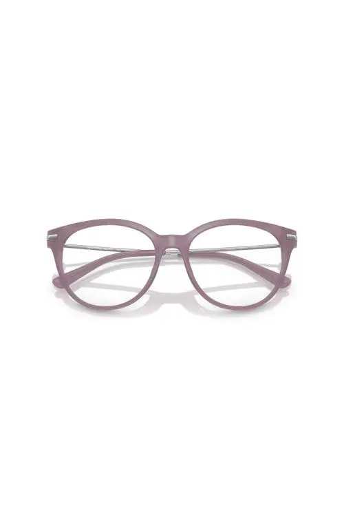 Michael Kors Round Full Rim Eyeglasses - Violet