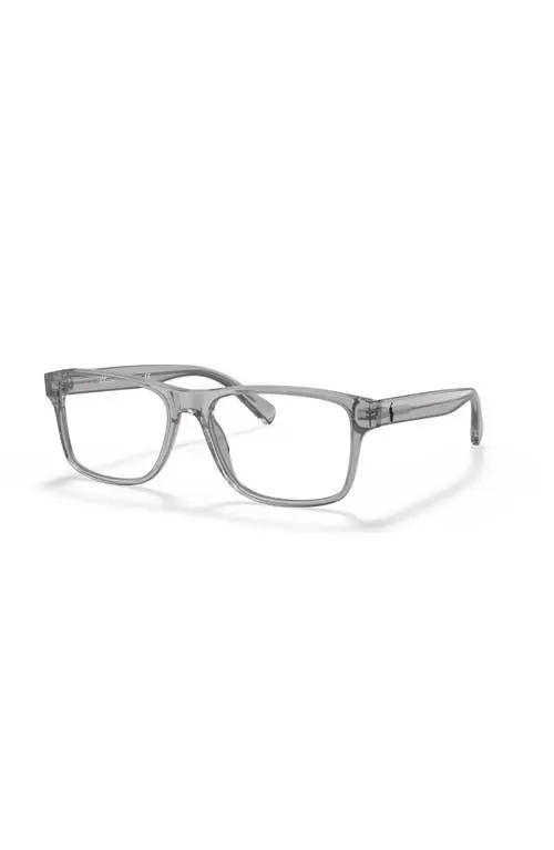 Ralph Lauren 58mm Rectangle Optical Glasses - Grey