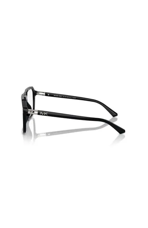 Michael Kors 57mm Square Optical Eyeglasses - Black