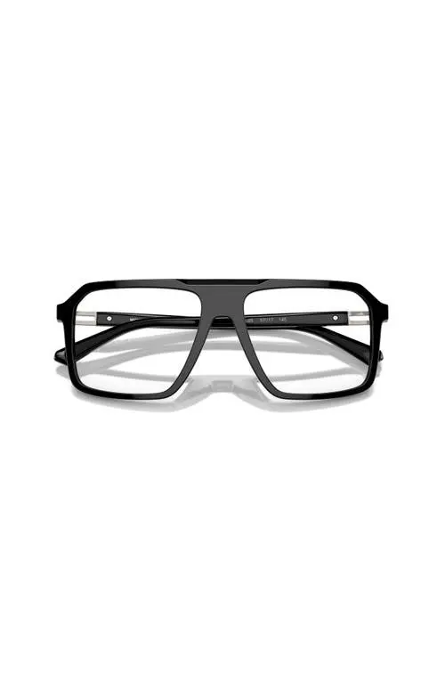 Michael Kors 57mm Square Optical Eyeglasses - Black