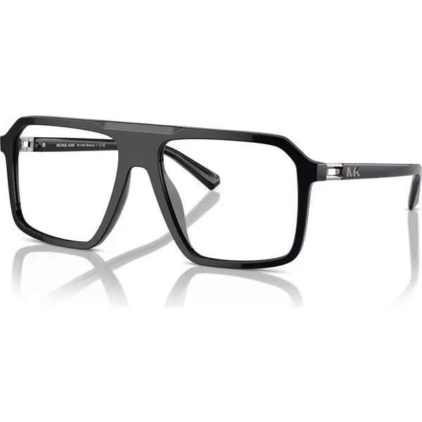 Michael Kors Square Frame Acetate Eyeglasses - Black