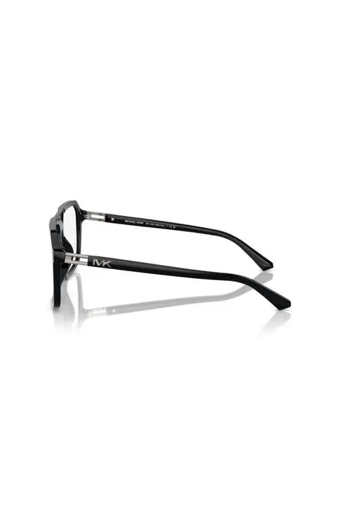 Michael Kors 57mm Square Optical Glasses - Black