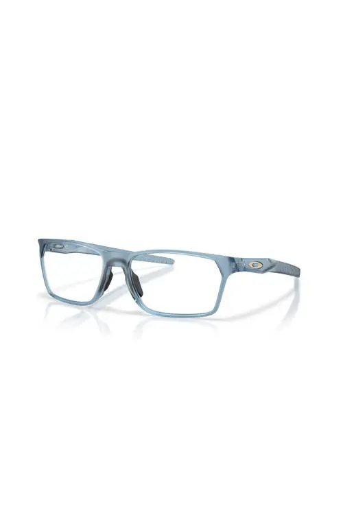 Oakley 57mm Rectangle Eyeglasses - Blue