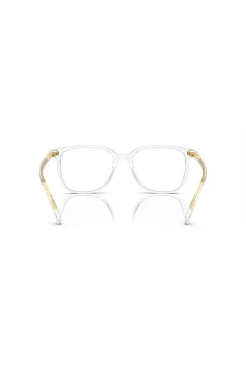 Ralph Lauren 55mm Square Full Rim Eyeglasses - Transparent