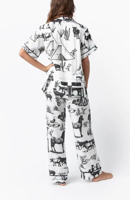 KATIE KIME Marfa Toile Pants Set - White