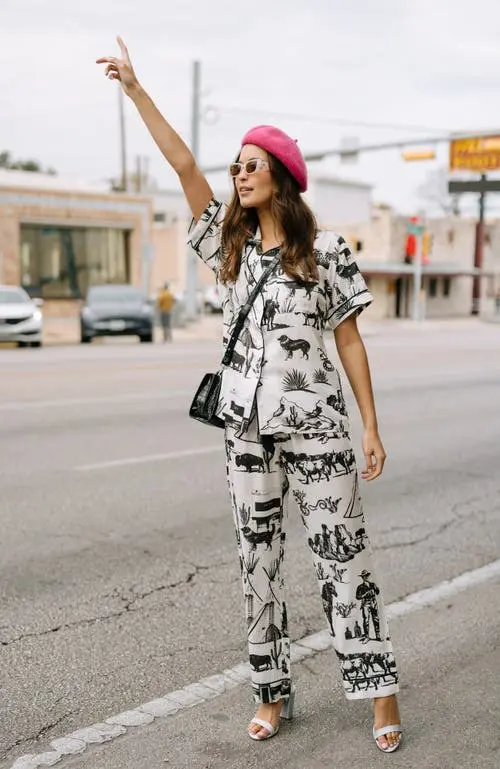 KATIE KIME Marfa Toile Pants Set - White