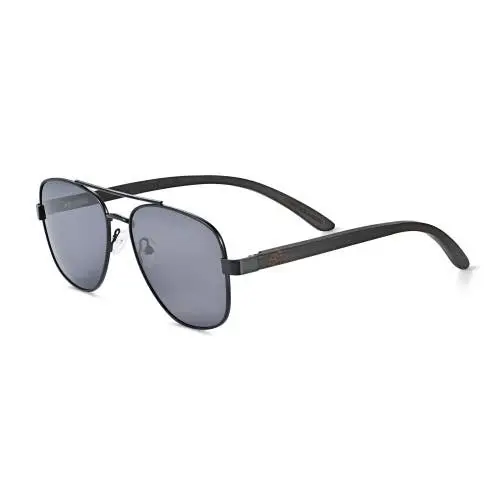 EARTH WOOD Reine Polarized Sunglasses - Bamboo/green