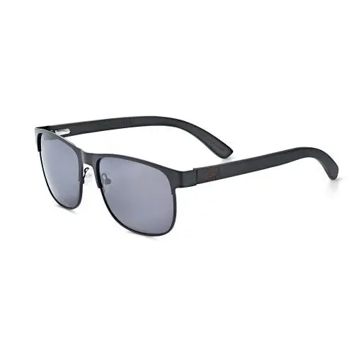 EARTH WOOD Reine Polarized Sunglasses - Dark Brown/black