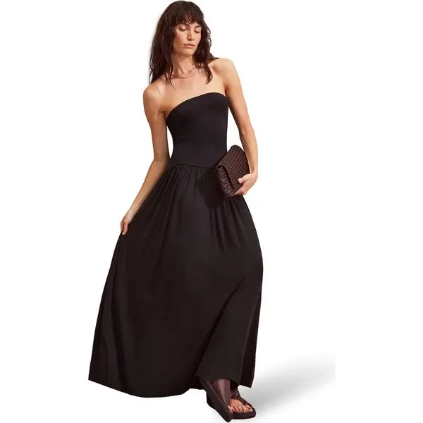 RO&ZO Jersey Bandeau Maxi Dress