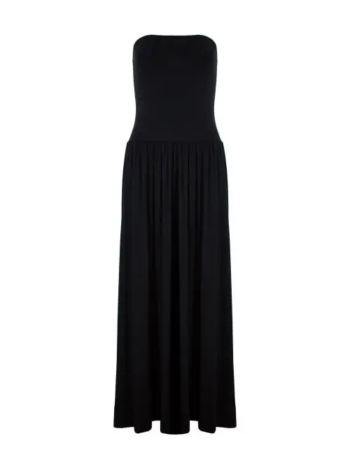 RO&ZO Jersey Bandeau Maxi Dress