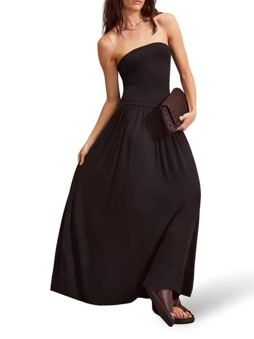 RO&ZO Jersey Bandeau Maxi Dress