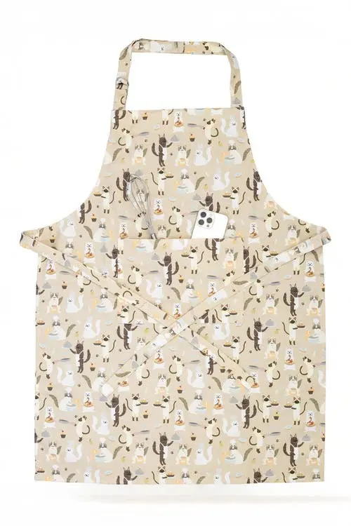 CATTINGTON Kitchen Apron For Cat Lovers