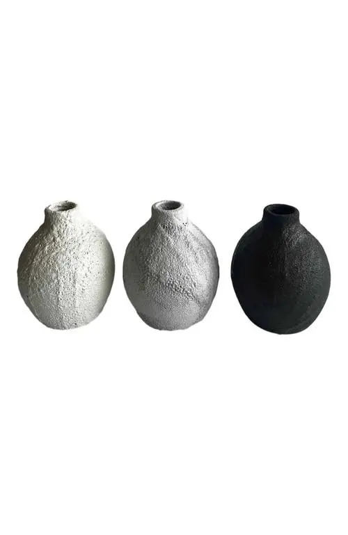 GINA DESANTIS CERAMICS Ara Crater Vase - White
