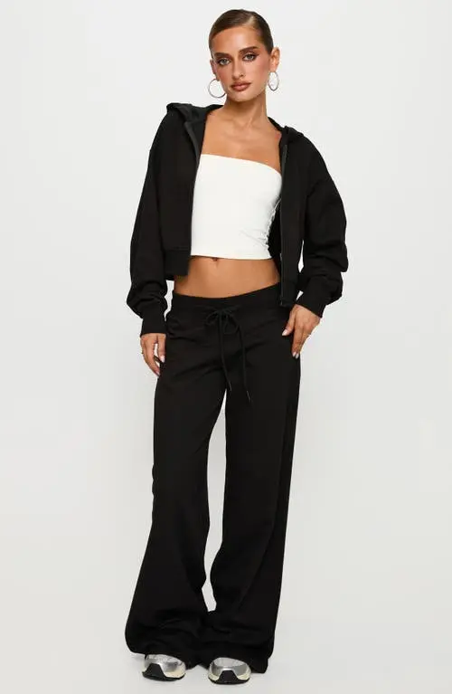 Princess Polly Revive Crop Zip-up Hoodie
