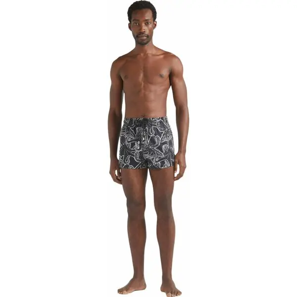 Vilebrequin Poulpes Printed Short Swim Shorts - Noir