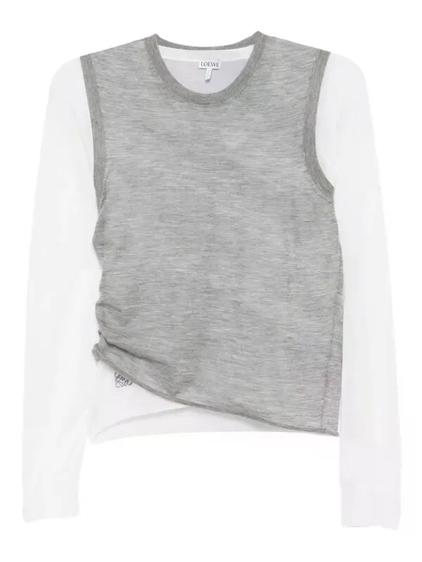 Loewe Draped Cashmere Top