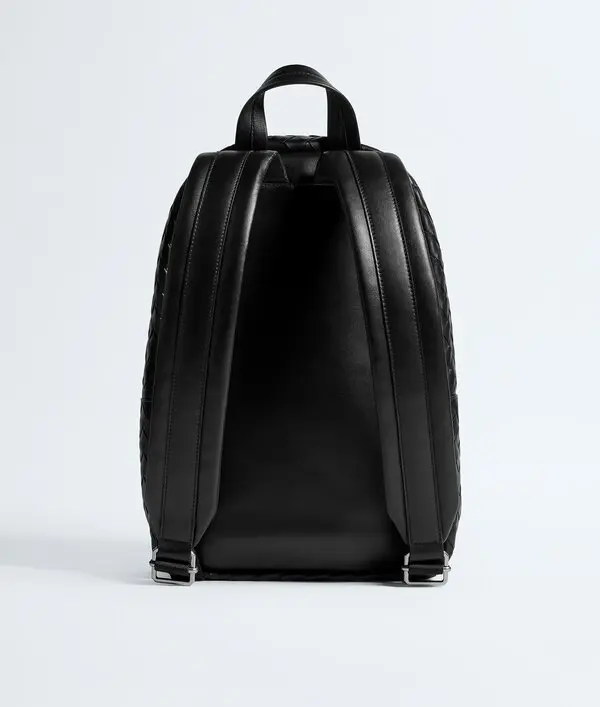 Bottega Veneta Small Intrecciato Backpack - Black