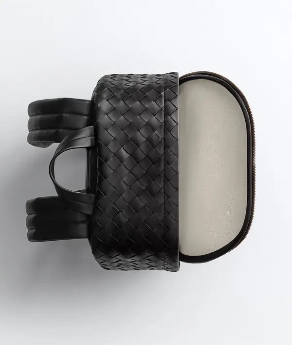 Bottega Veneta Intrecciato Backpack - Black