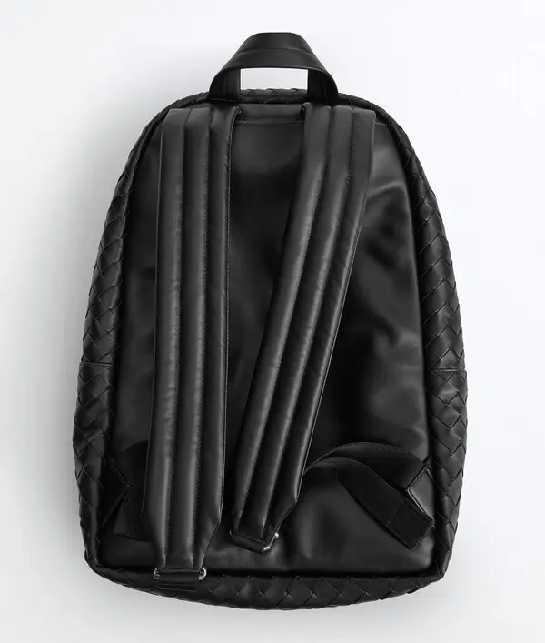 Bottega Veneta Intrecciato Backpack - Black