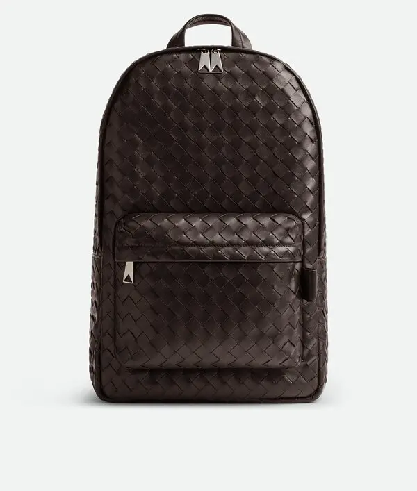 BOTTEGA  VENETA Intrecciato Leather Backpack - Fondant