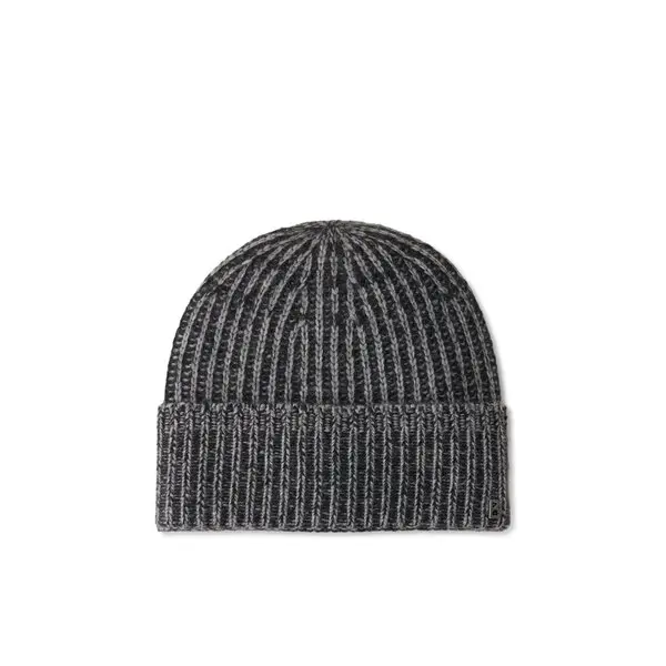 Bogner Rib-knit Beanie - Gray/anthracite