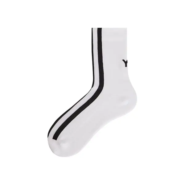 Y3 Striped Socks - White