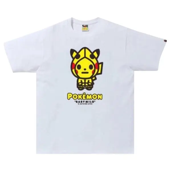 A BATHING APE X Pokemon Pikachu Tee - White
