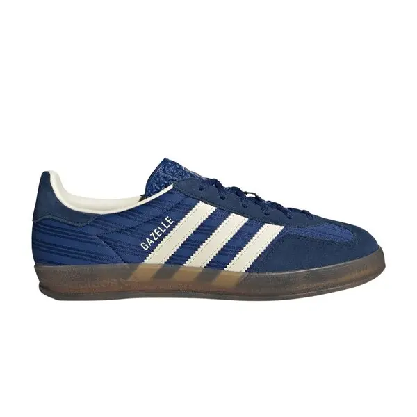Adidas Gazelle Indoor Pinstripe Satin Sneakers