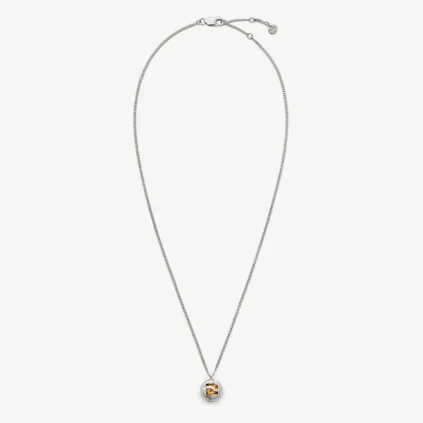 Fendi Sphera Necklace - Silver And Gold