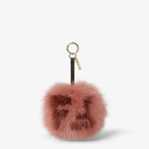 Fendi Pompom Charm - Pink