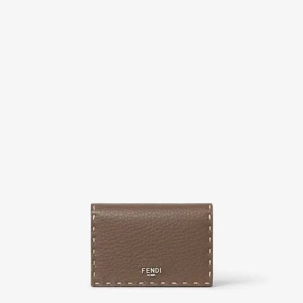 Fendi Selleria Card Holder - Brown