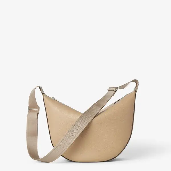 Fendi Medium Ff Squared Melon Messenger Bag - Beige