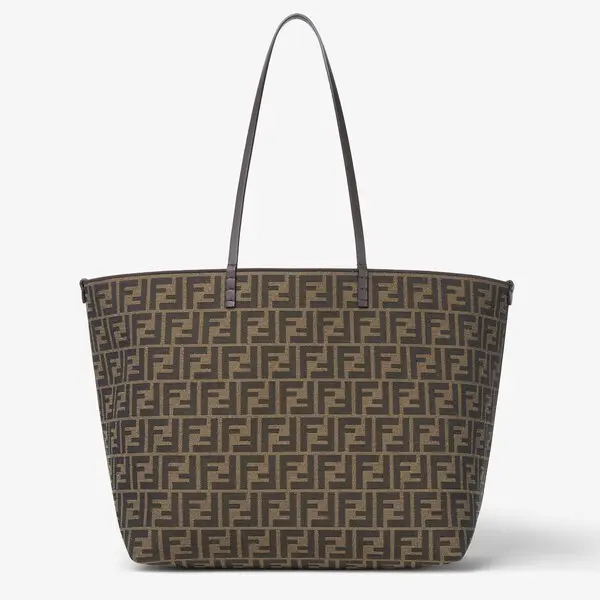 Fendi Large Roll Shopper Bag - Brown