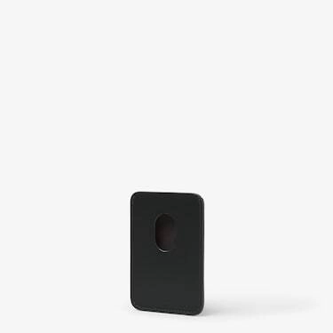 Fendi Ff Squared Magsafe Card Holder - Black