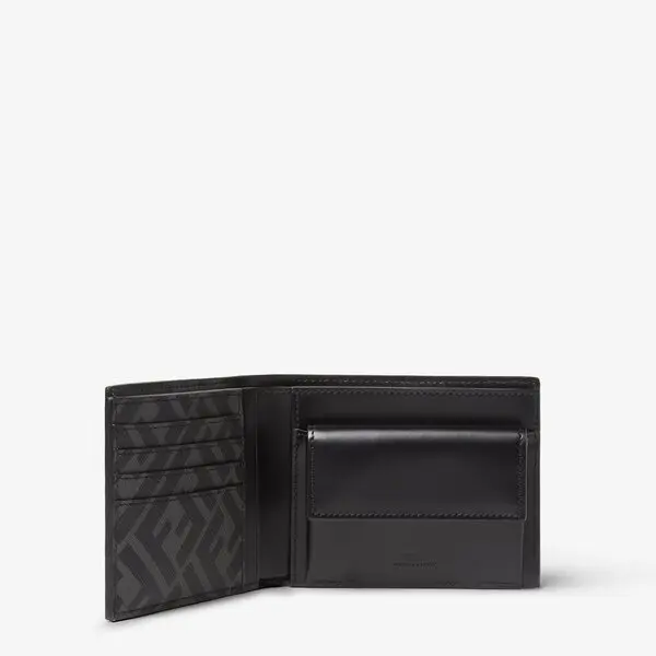 Fendi Ff Squared Bifold Wallet - Black