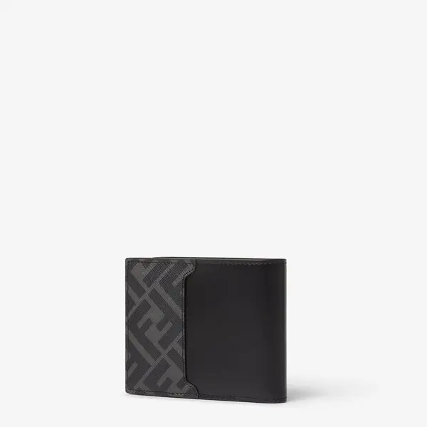 Fendi Ff Squared Bifold Wallet - Black