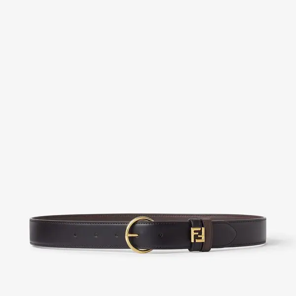 Fendi Ff Leather Belt - Multicolour