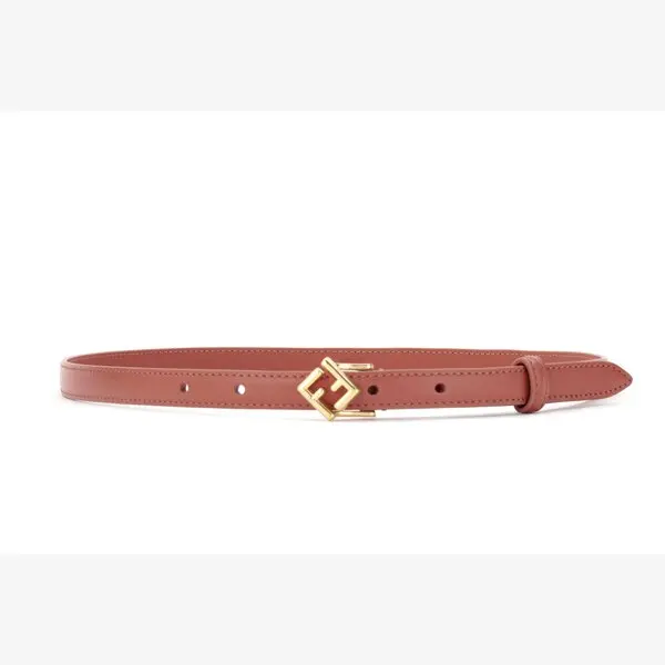 Fendi Ff Diamonds Belt - Pink