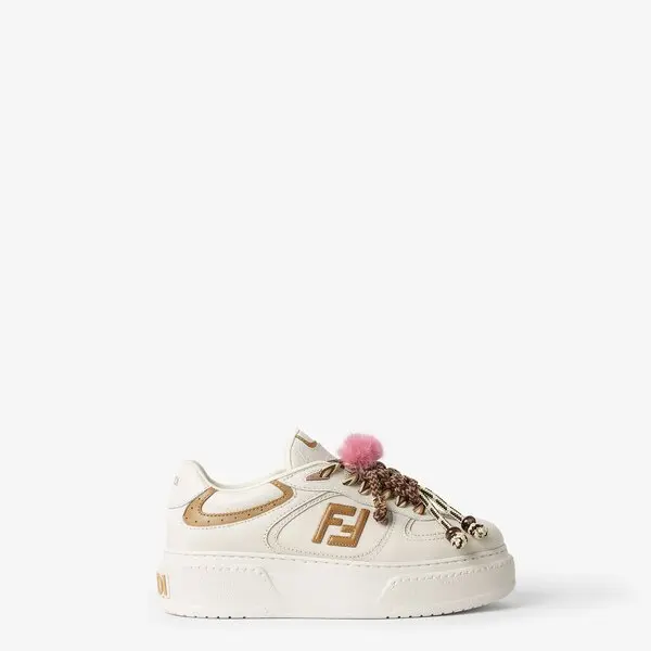 Fendi Match Lace-up Sneakers