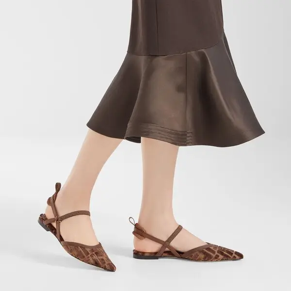 Fendi Colibrì Lite Flats - Brown