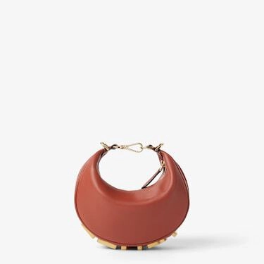 Fendi Fendigraphy Mini Hobo Bag - Brown