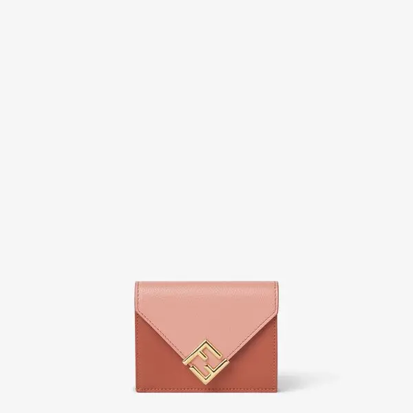Fendi Ff Diamonds Wallet - Pink