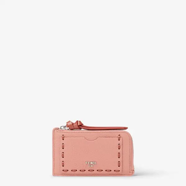 Fendi Peekaboo Card Case - Pink