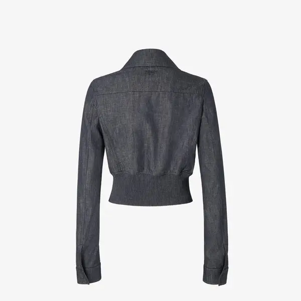 Fendi Cropped Denim Blouson