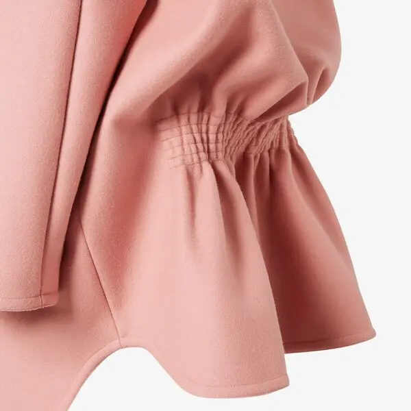Fendi Midi Coat With Elasticated Waist