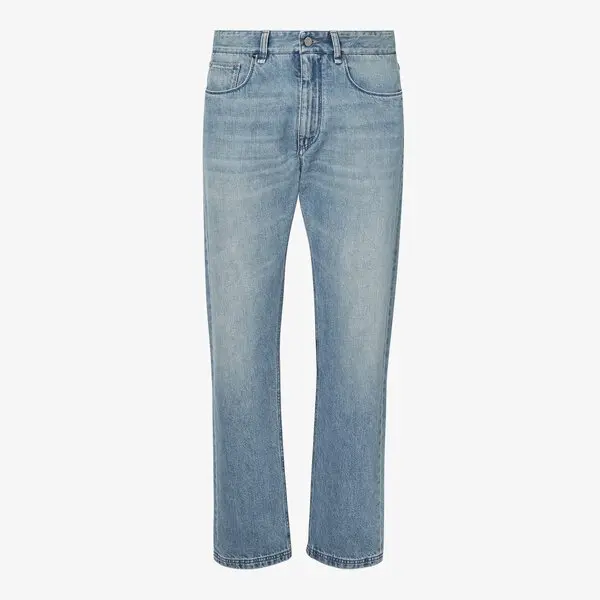 Fendi Slim-fit Straight-cut Jeans - Blue