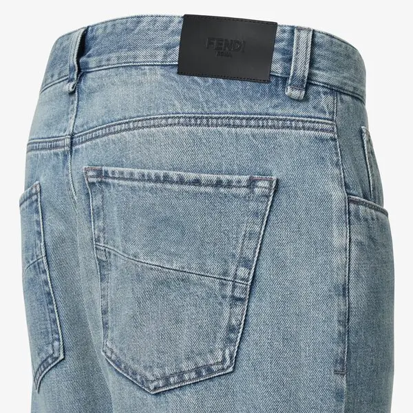 Fendi Slim-fit Straight-cut Jeans