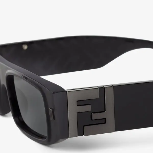 Fendi Ff Squared Sunglasses - Black